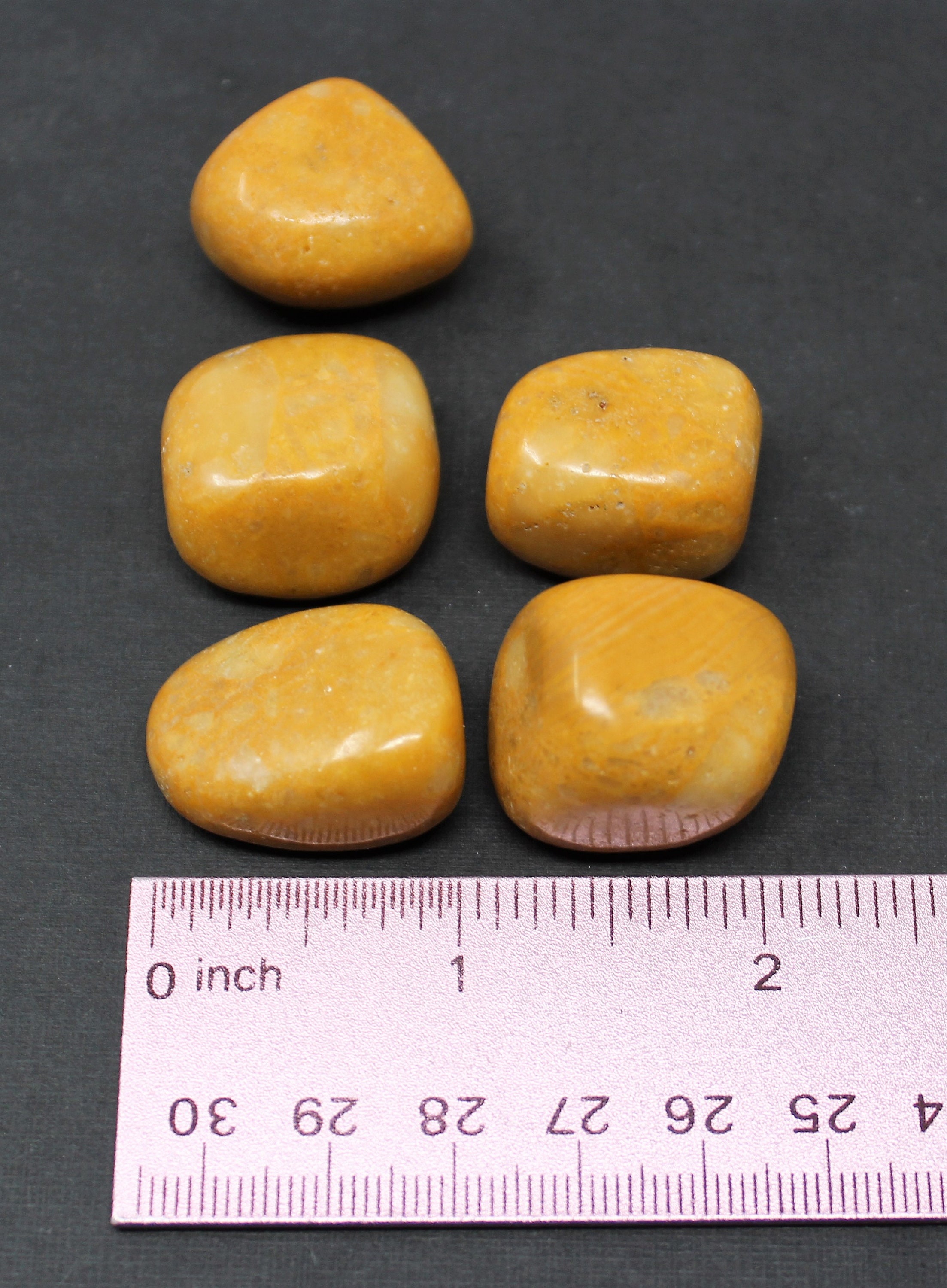 Yellow Jasper Tumbled Stones: Choose 2 oz, 4 oz, 8 oz or 1 lb Bulk Lots ...
