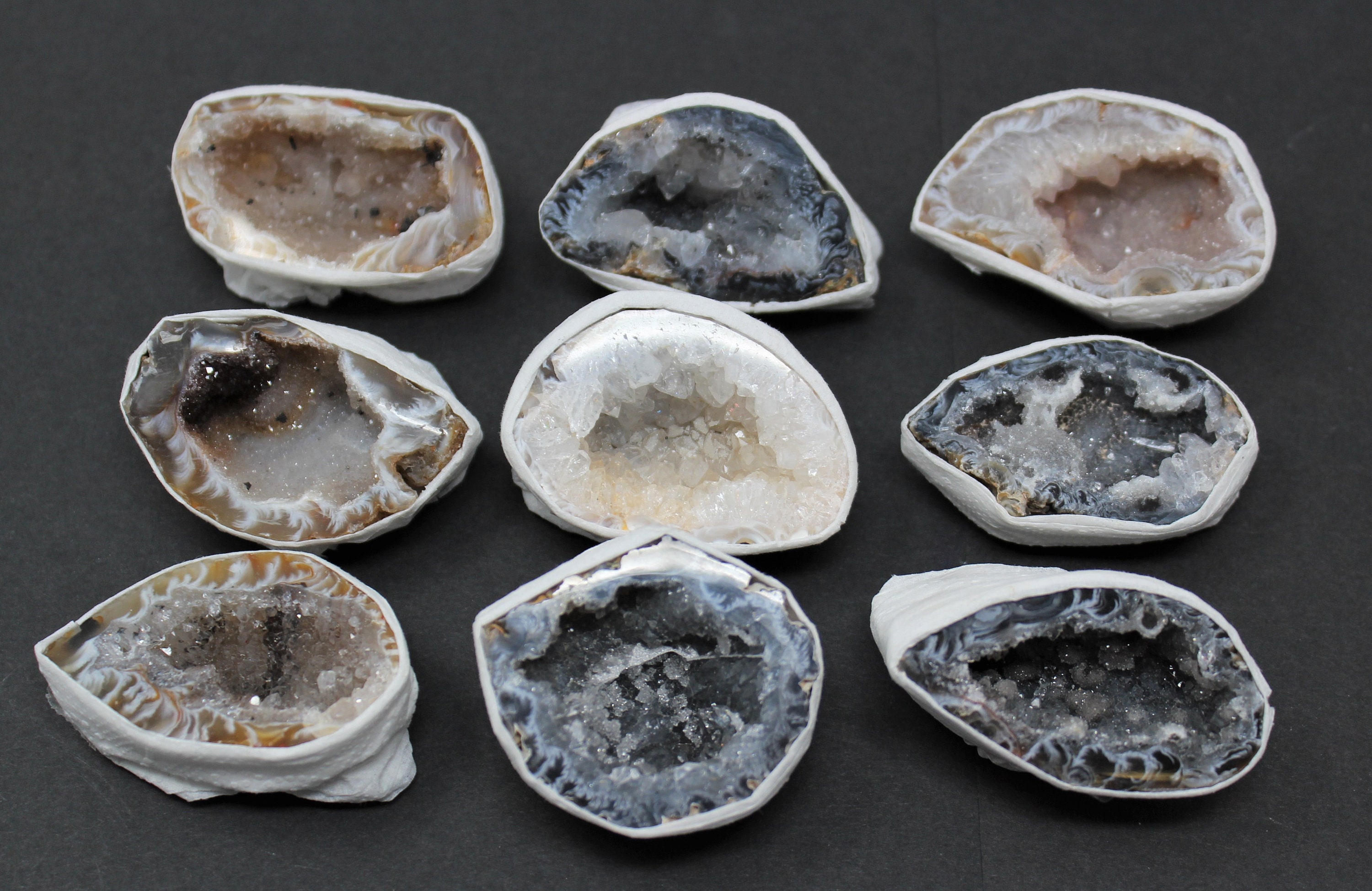 Oco Agate Geodes 1/4 lb Bulk Lot 3 4 pcs Large Natural | Etsy