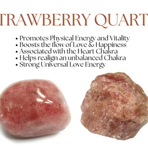 Love Bracelet: Rose Quartz, Carnelian, Strawberry Quartz & Red Jasper 8 ...