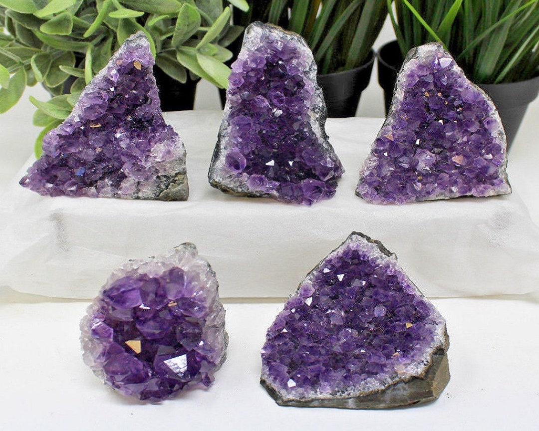 Medium Amethyst Cut Base Clusters, Stunning Amethyst Crystal Quartz ...