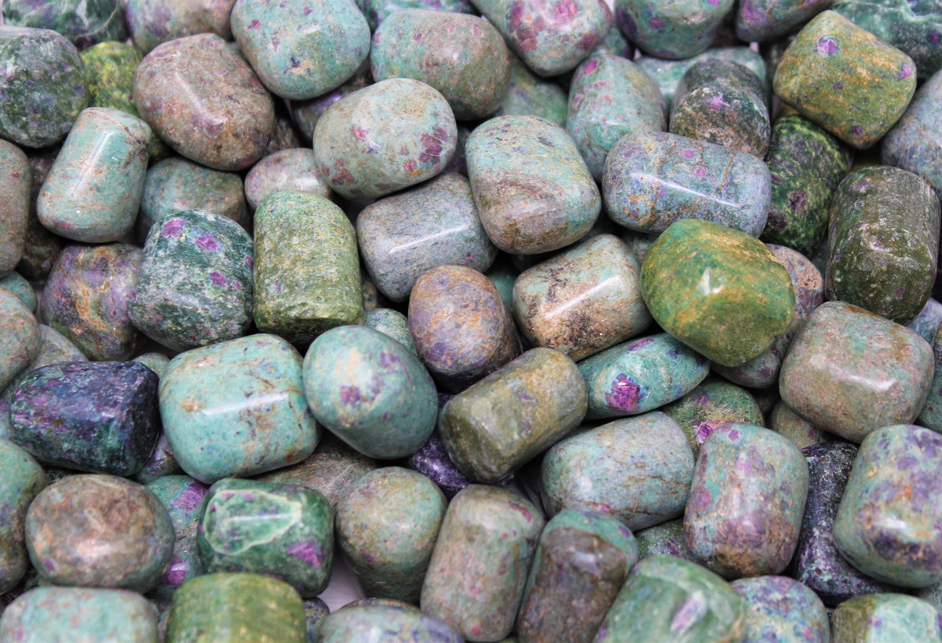 Ruby Fuchsite Tumbled Stones: Choose How Many Pieces ('A' Grade ...