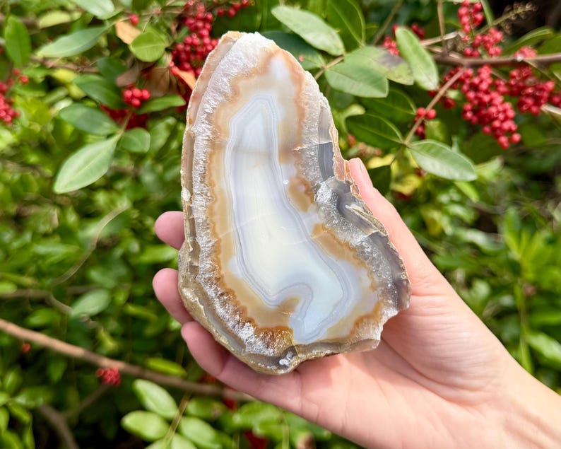 LARGE Thick Agate Slices / Polished Agate Slabs - Choose Size ('A ...