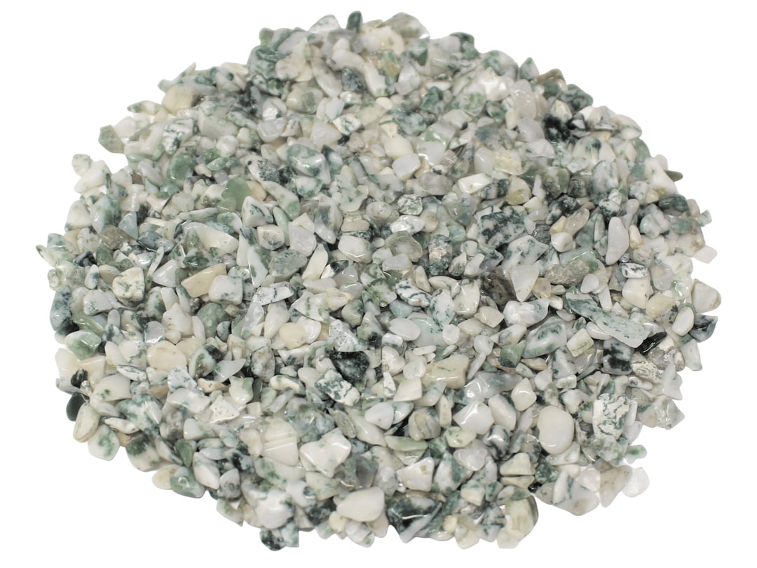 Tree Agate Semi Tumbled Gemstone Mini Chips 3 - 6 Mm: Choose Ounces or ...