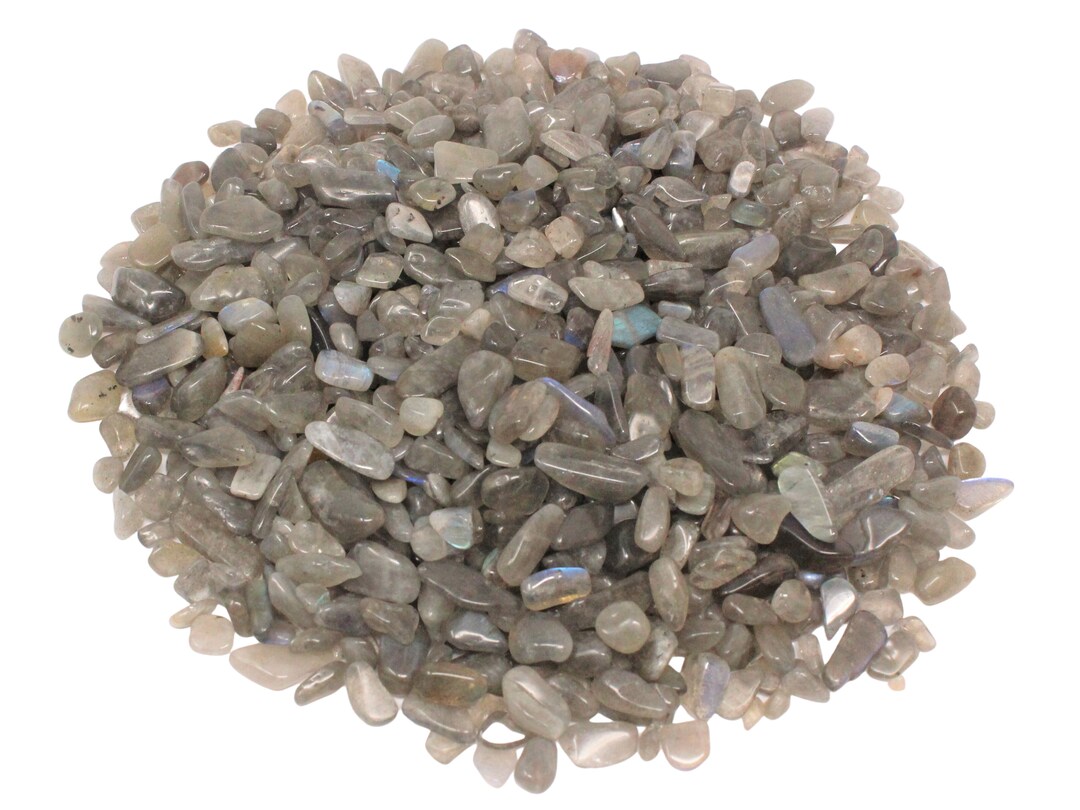 Labradorite Semi Tumbled Gemstone Mini Chips 2 - 8 Mm: Choose Ounces or ...