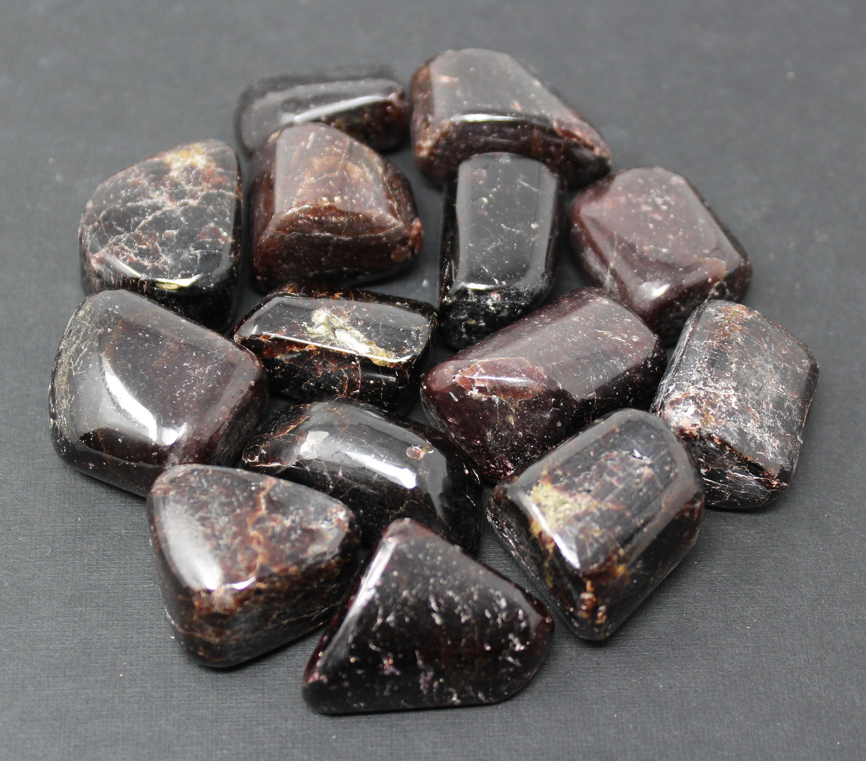 Garnet Tumbled Stones, Large Size, Chunky 1: Choose How Many Pieces ('A ...