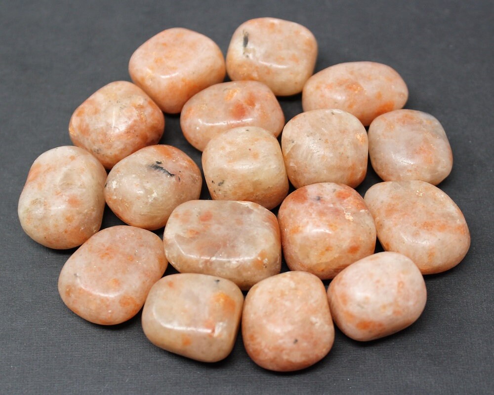 Sunstone Tumbled Stones (Large): Choose How Many Pieces ('A' Grade ...