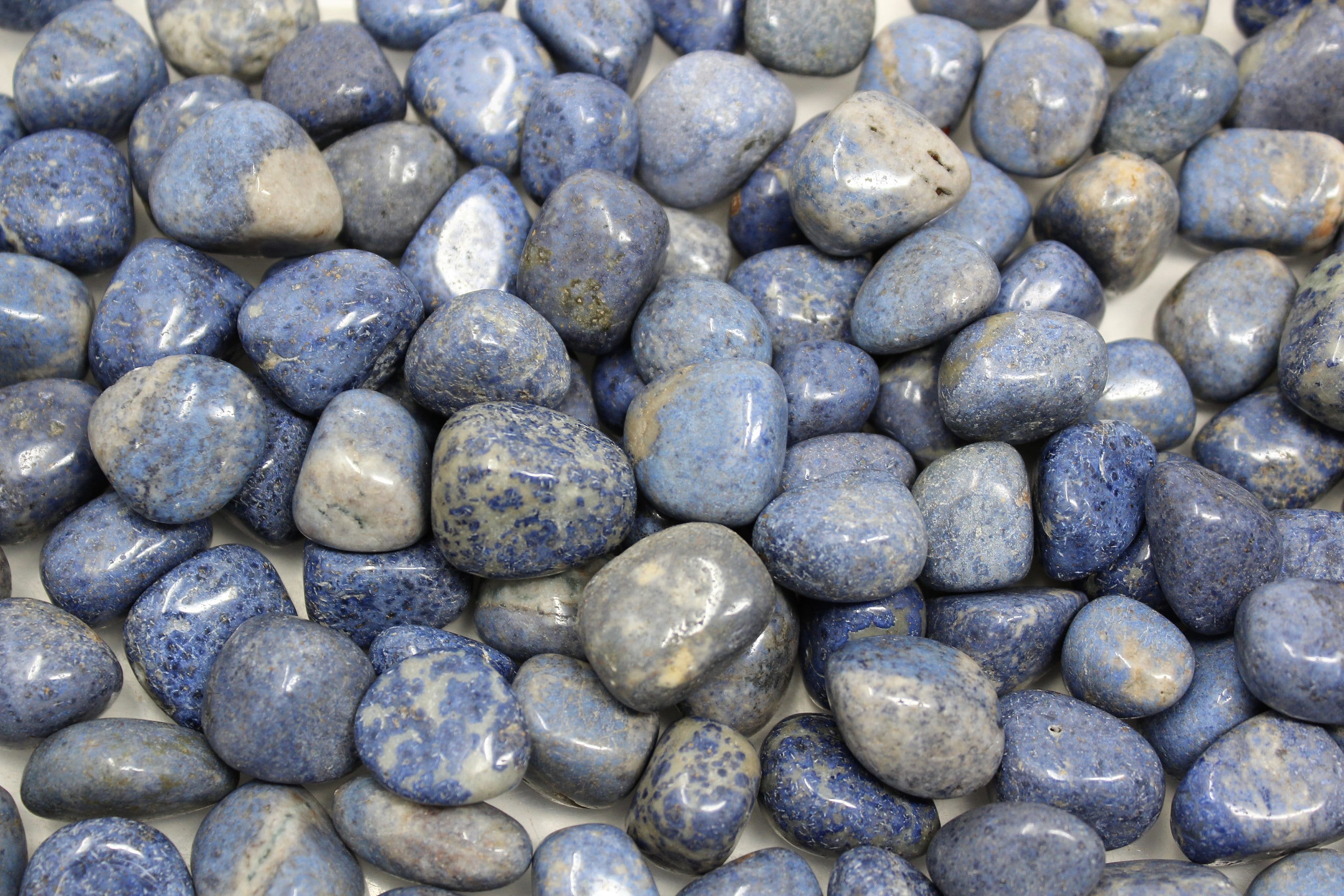 Dumortierite Tumbled Stones: Choose 4 oz, 8 oz or 1 lb Bulk Lots ('A ...