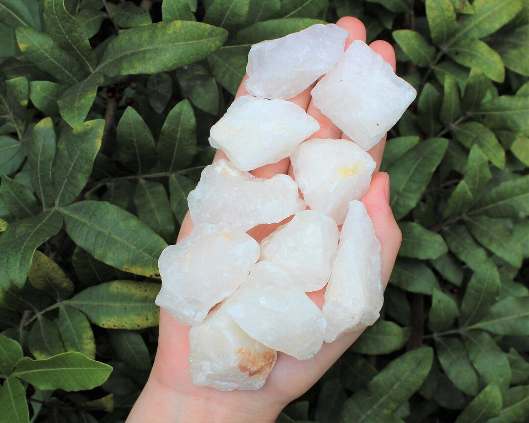 Clear Quartz Rough Natural Stones: Choose How Many Stones ('A' Grade ...
