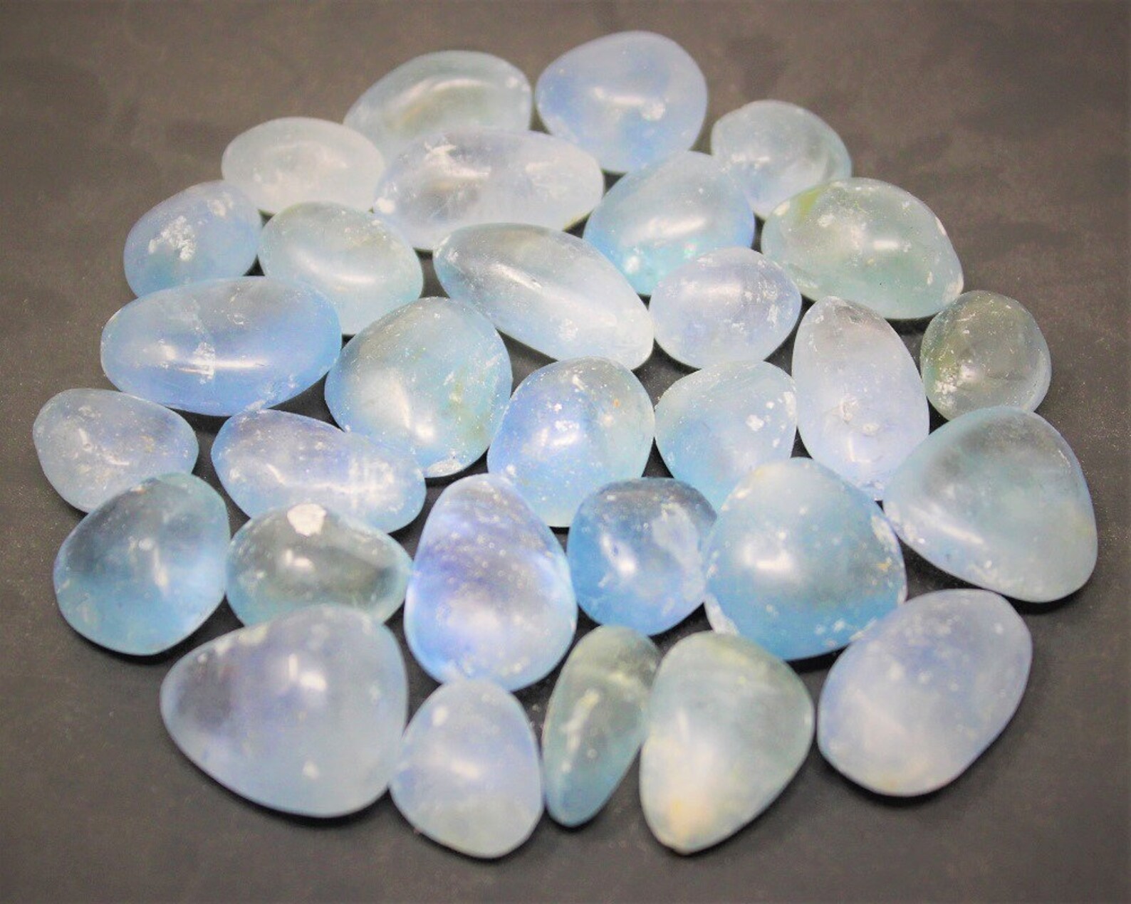 Celestite Tumbled Stones: Choose How Many Pieces premium - Etsy