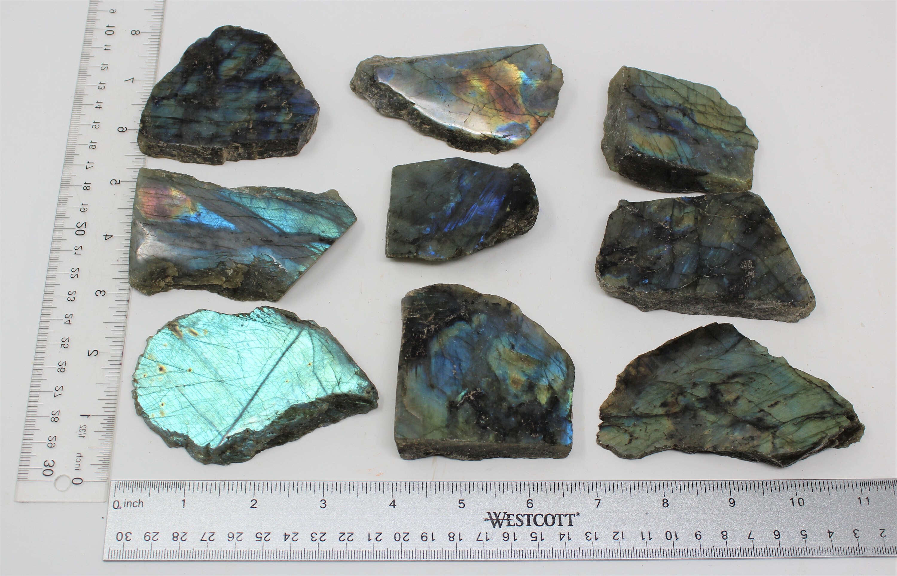 Natural Labradorite Slab, Wholesale Bulk lb Lots: (Display Specimen ...