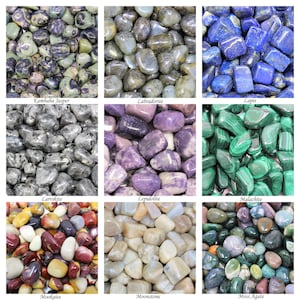 BEST SELLING Tumbled Stones: HUGE Range - Choose Gemstone & Amount 4 Oz ...