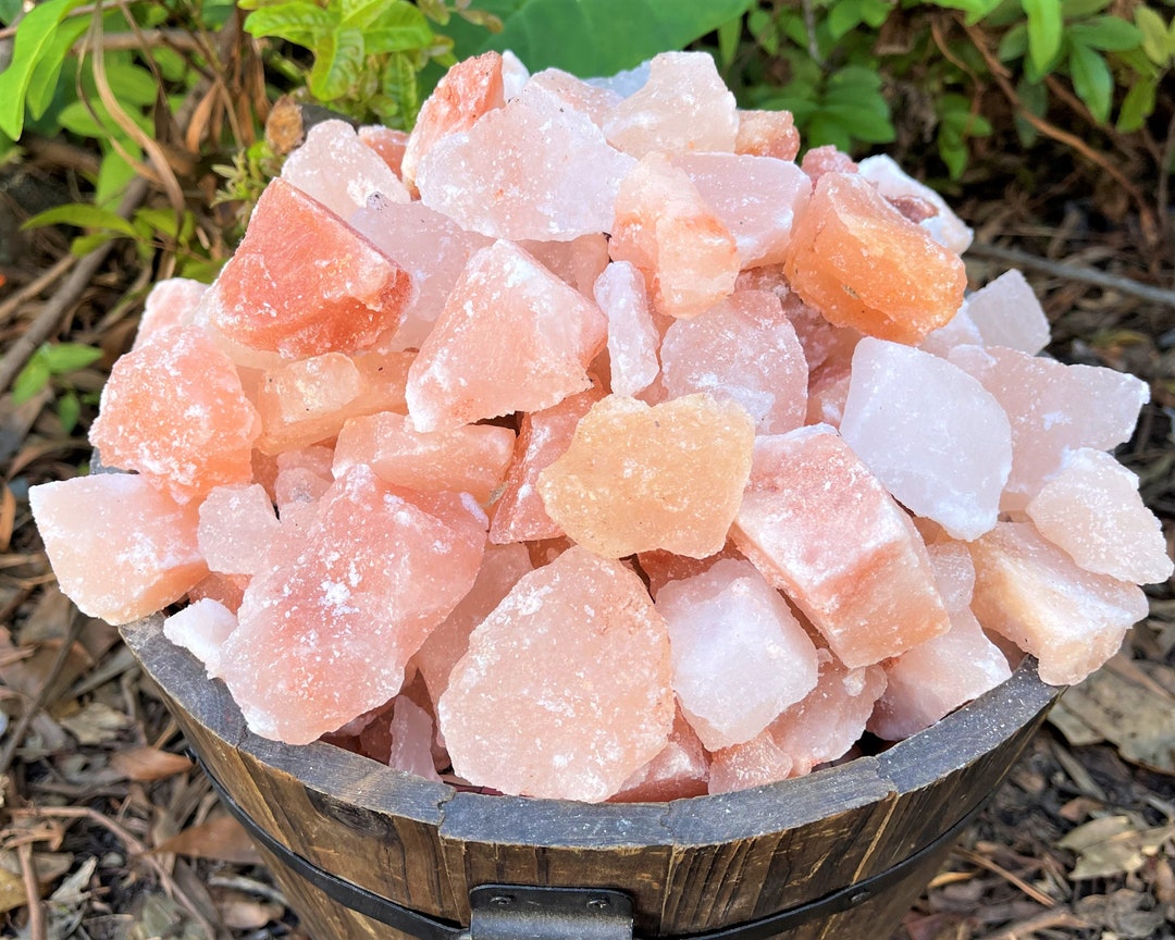 Natural Himalayan Salt Chunks, Large Size (1 - 3"): Choose Ounces or ...