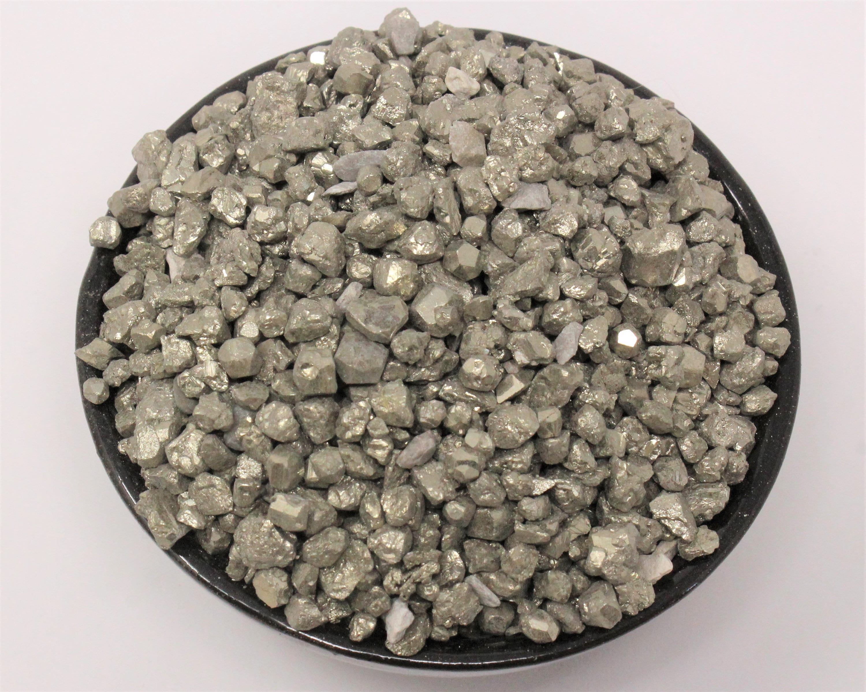 Pyrite Semi Tumbled Gemstone Mini Chips 4 - 10 mm: Choose Ounces or lb ...