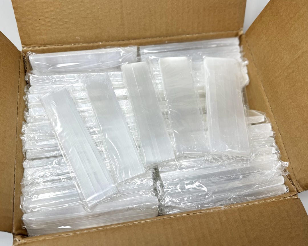 Wholesale Box of 125 Selenite Crystal Plates - 6