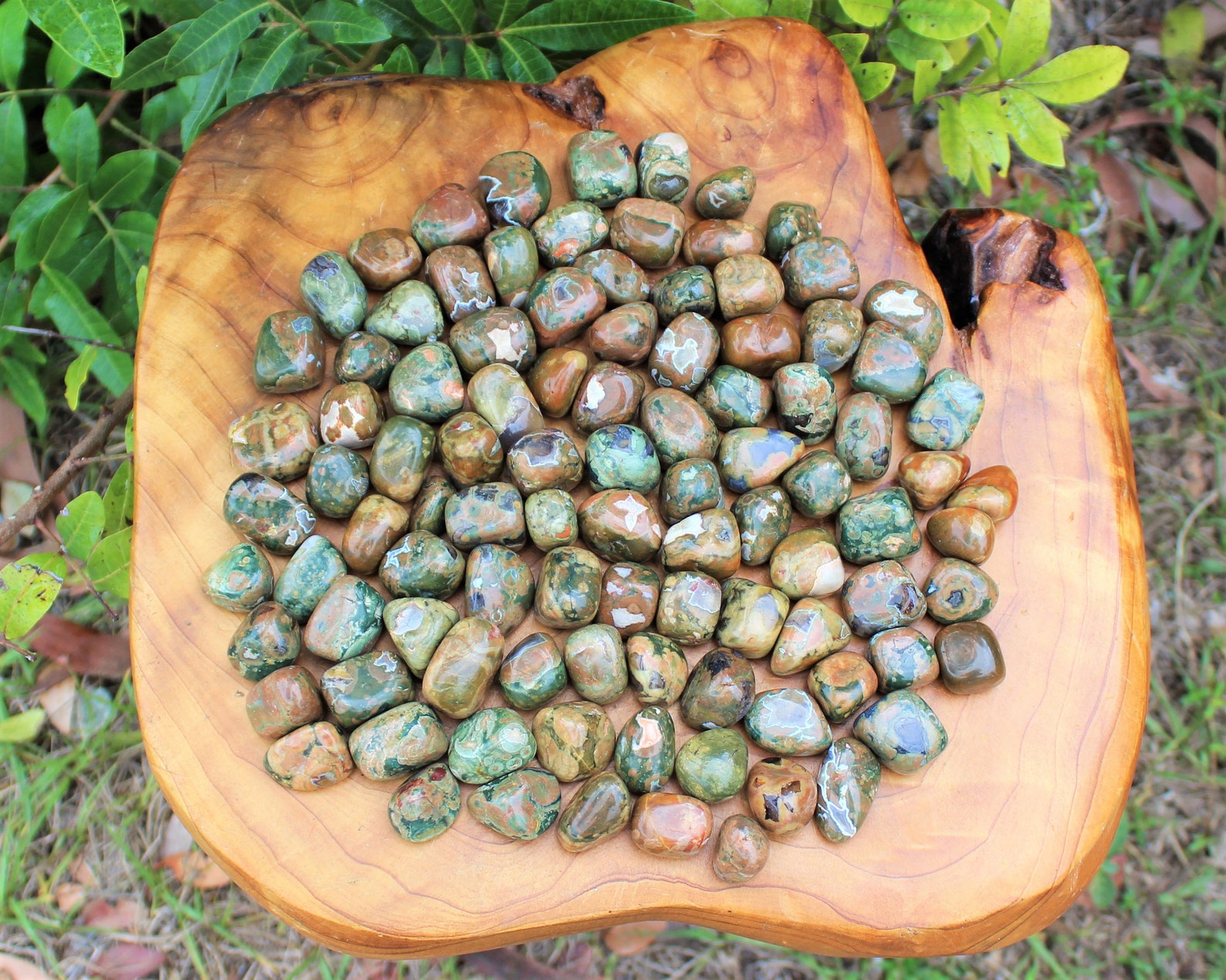 Rhyolite Tumbled Stones: Choose How Many Pieces (premium Quality 'A ...