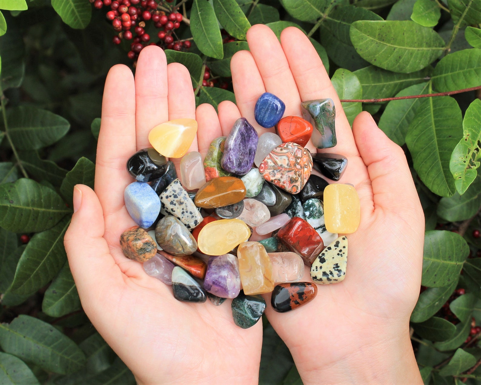 Assorted Mix Tumbled Stones: SMALL, MEDIUM or LARGE Sizes Wholesale ...