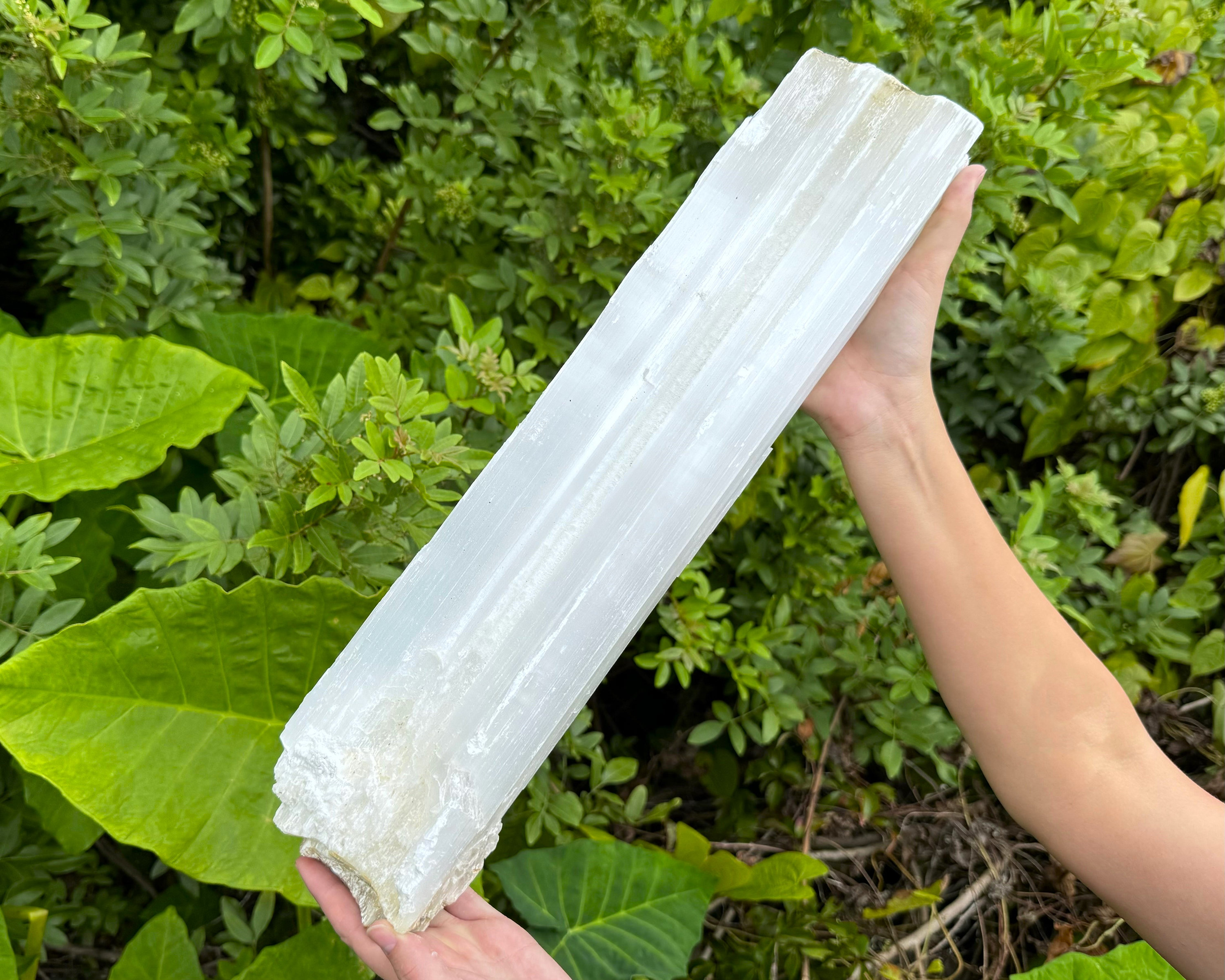 MASSIVE Selenite Logs, Natural White Selenite Crystals - Choose Size ...