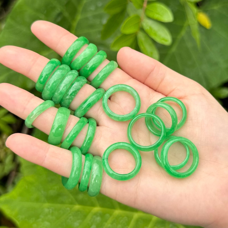 Jade Rings - Etsy
