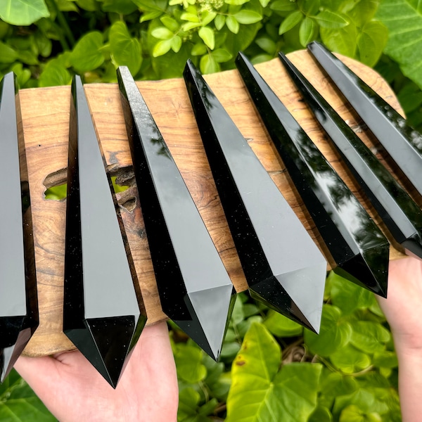 Obsidian Wand - Etsy