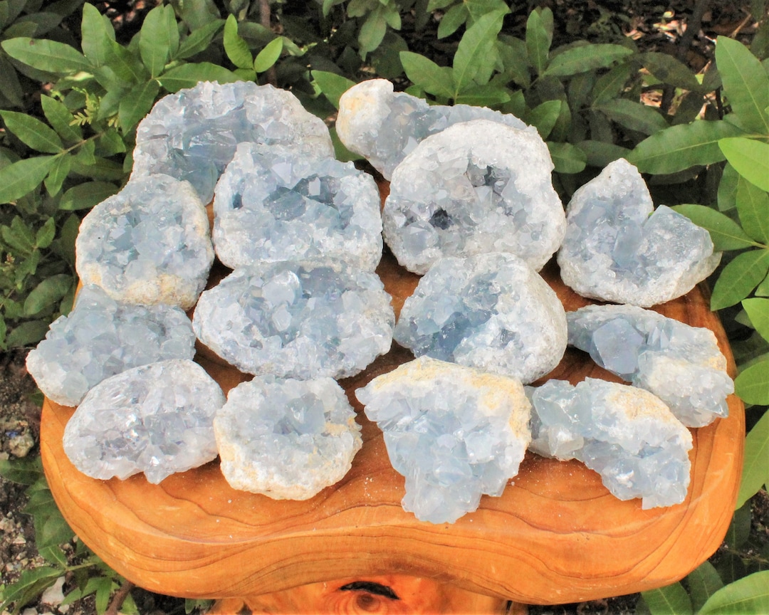 LARGE Natural Celestite Clusters, Stunning High Quality Celestite ...