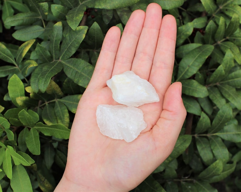 Clear Quartz Rough Natural Stones: Choose How Many Stones raw | Etsy