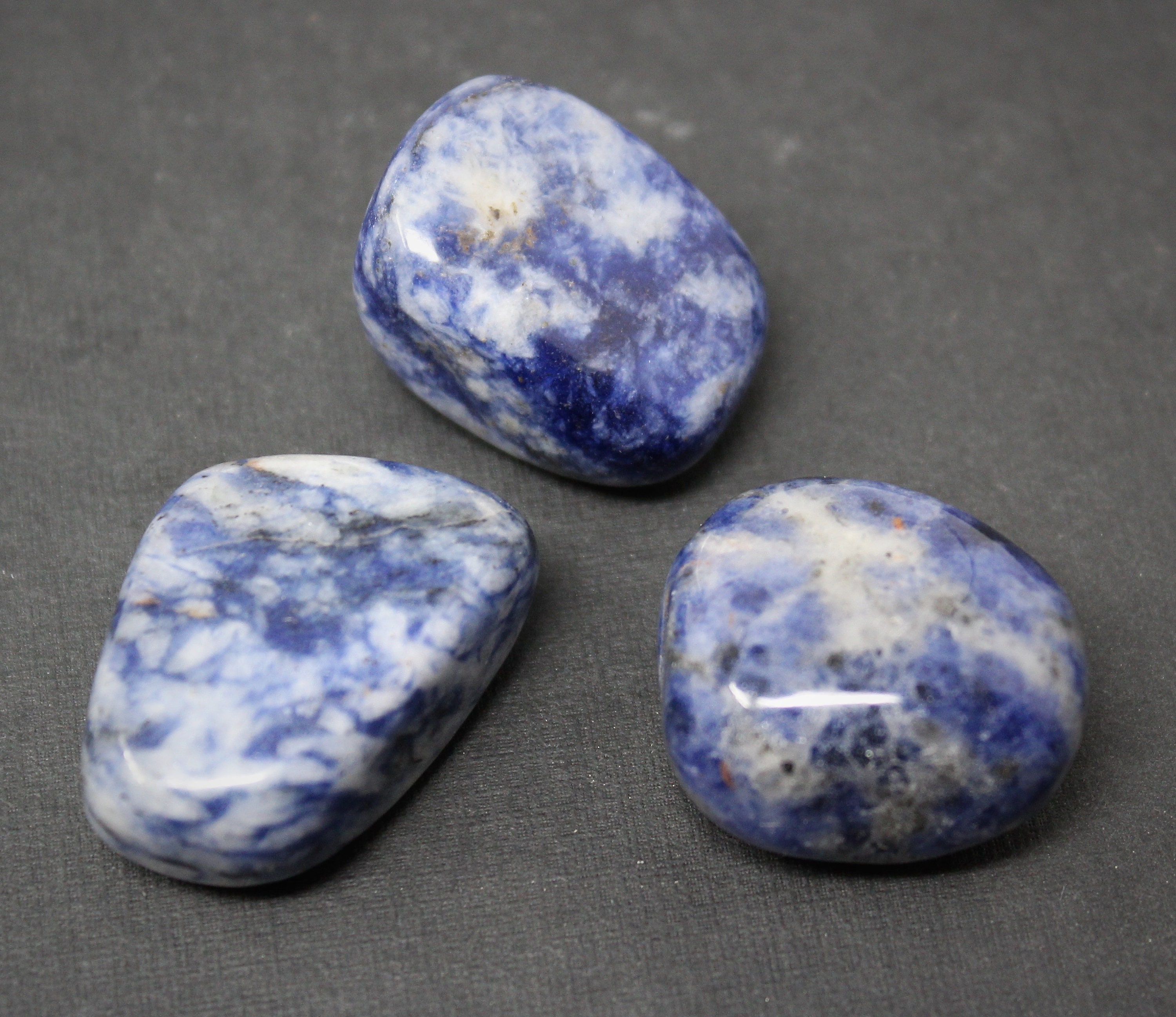 Sodalite Tumbled Stones: Choose How Many Pieces ('A' Grade, Tumbled ...