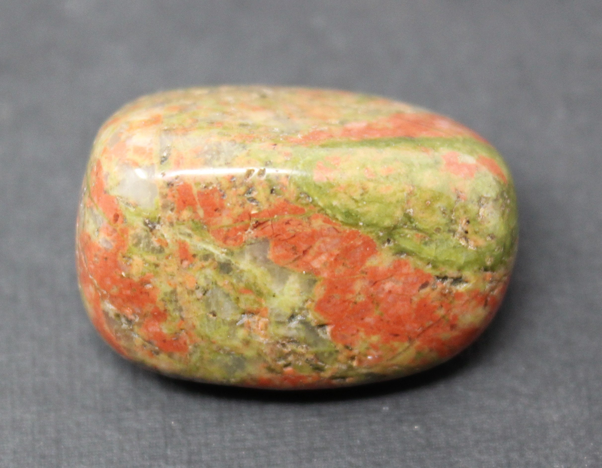 Unakite Tumbled Stones: Choose How Many Pieces ('A' Grade, Tumbled Unakite)