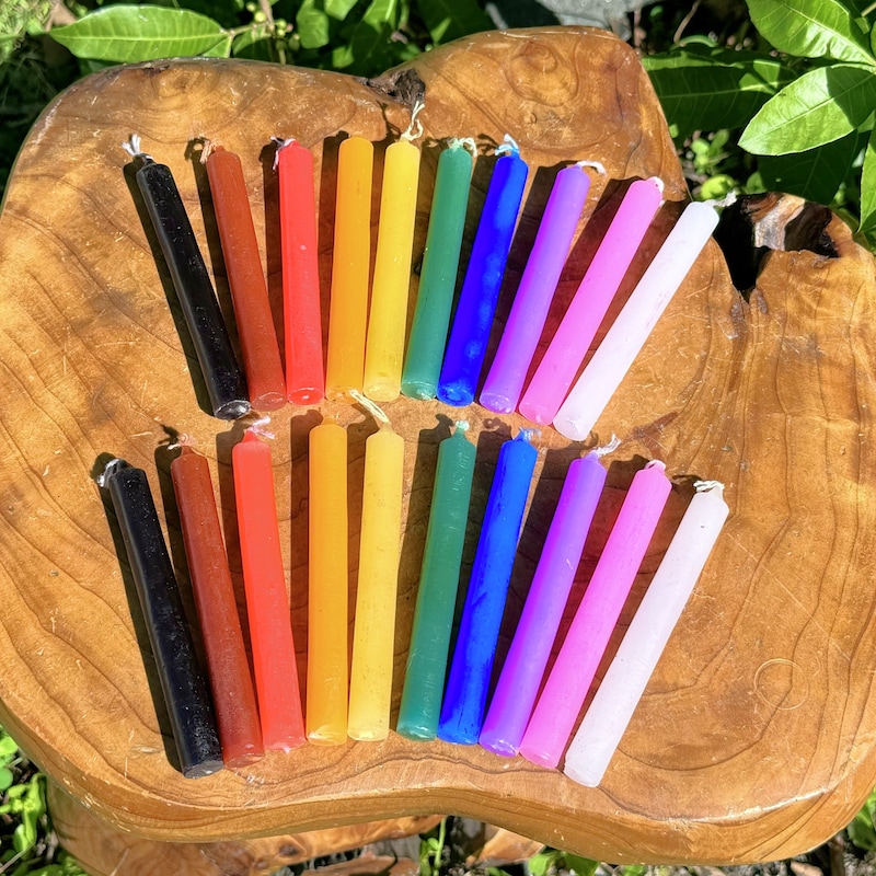 Wiccan Beeswax Candle - Etsy