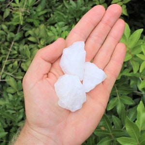 Clear Quartz Rough Natural Stones: Choose How Many Stones Raw | Etsy