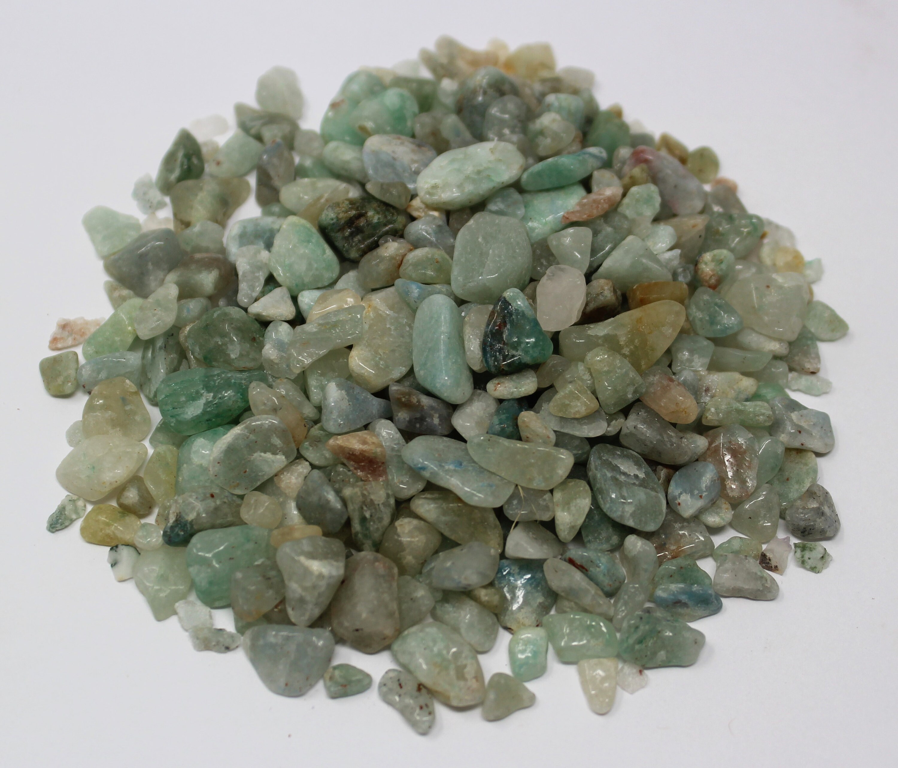 Green Aventurine Semi Tumbled Gemstone Mini Chips 5 - 15 mm: Choose 2 ...
