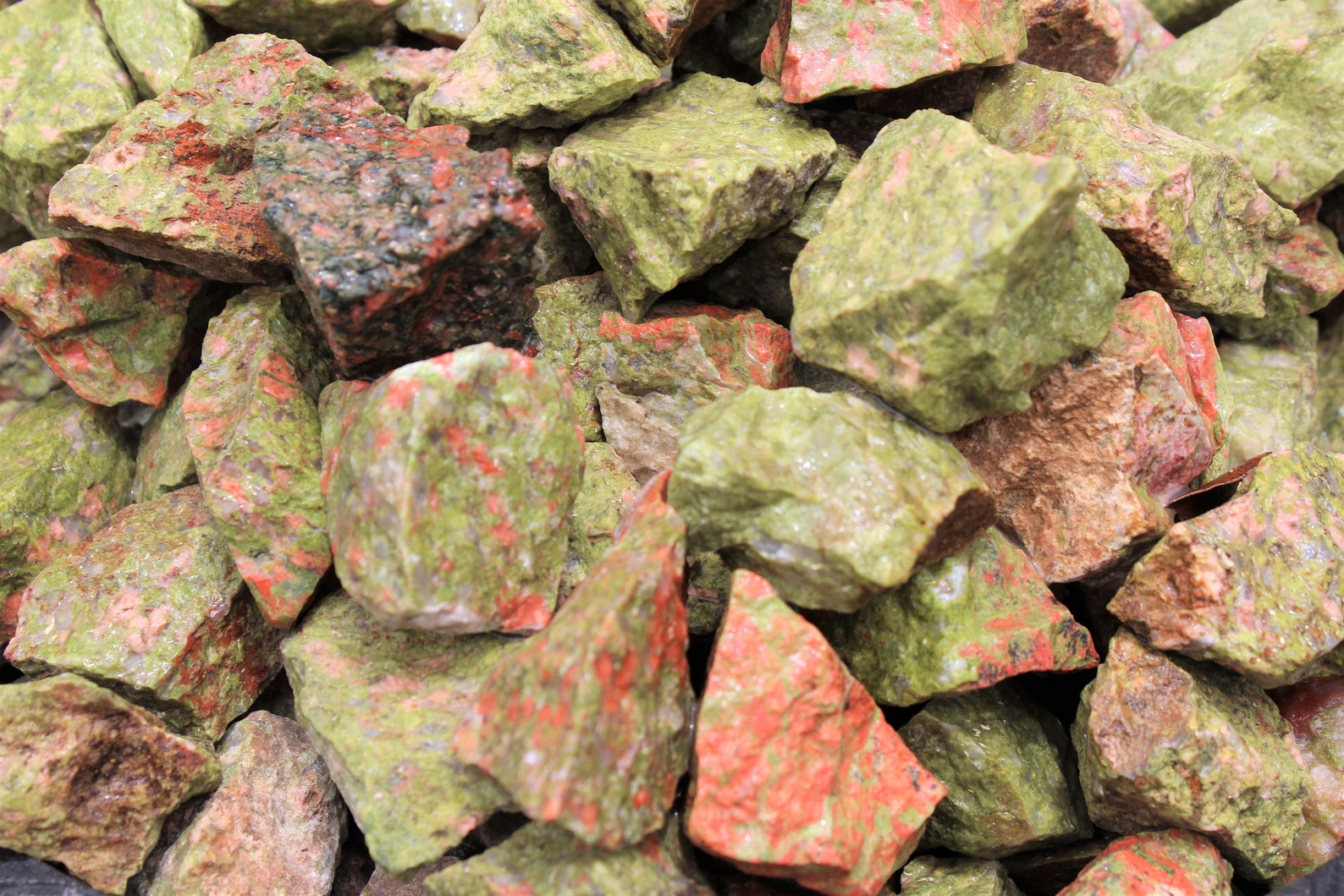 Unakite Raw Natural Stones: Choose Ounces or Lb Bulk Wholesale - Etsy