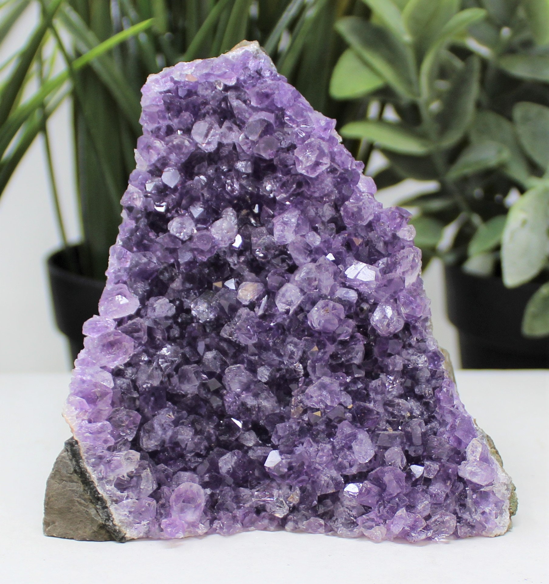 Amethyst Cut Base Clusters, AAA Quality Crystal Quartz Geodes: Choose ...