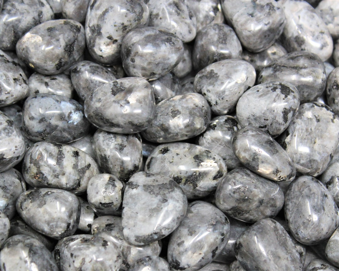 Larvikite Tumbled Stones: Choose Ounces or Lb Bulk Wholesale Lots ...