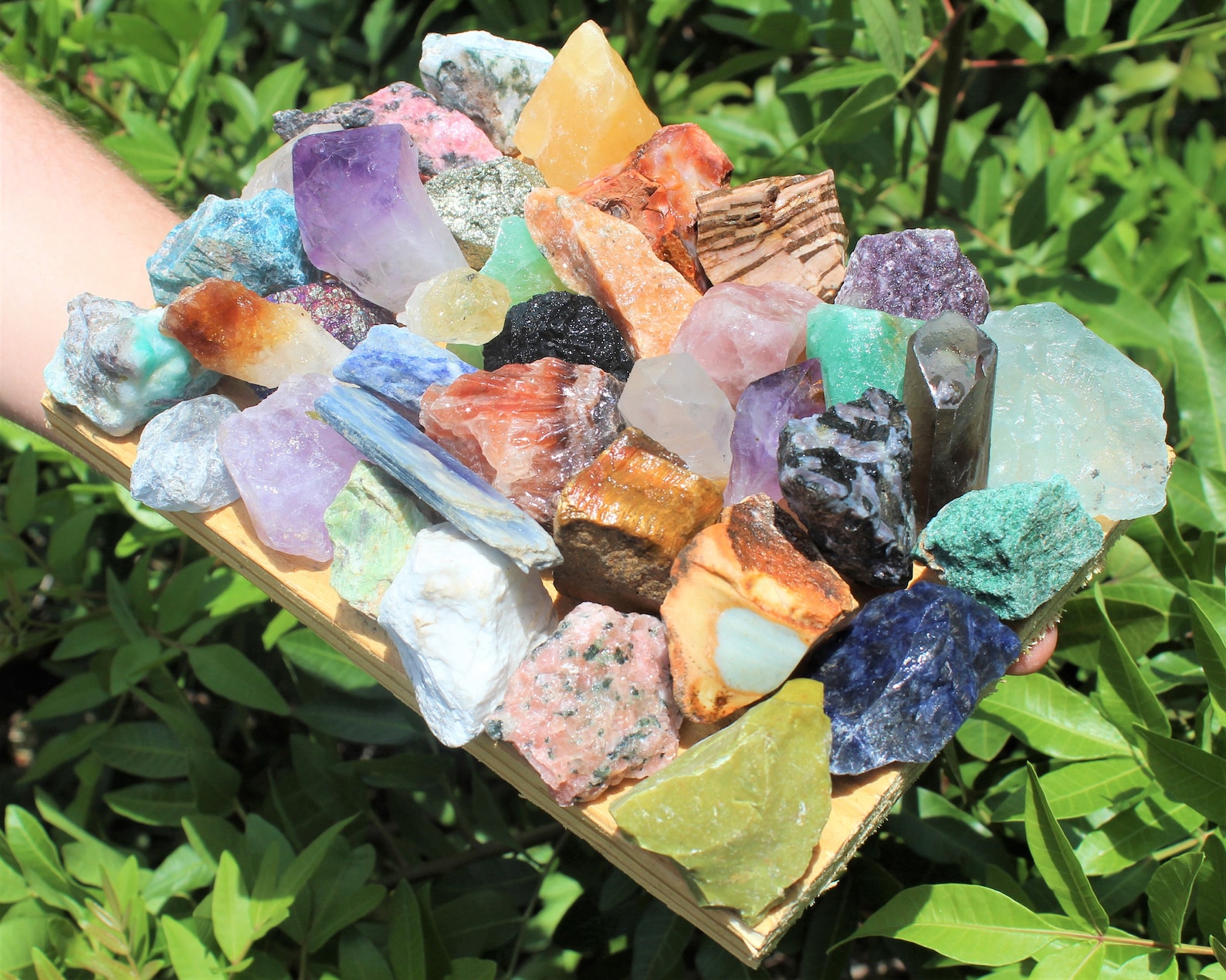 Crafters Collection Mixed Crystals: Bulk Gemstones Natural - Etsy