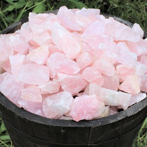Rose Quartz Rough Natural Stones: Choose How Many Pieces raw - Etsy