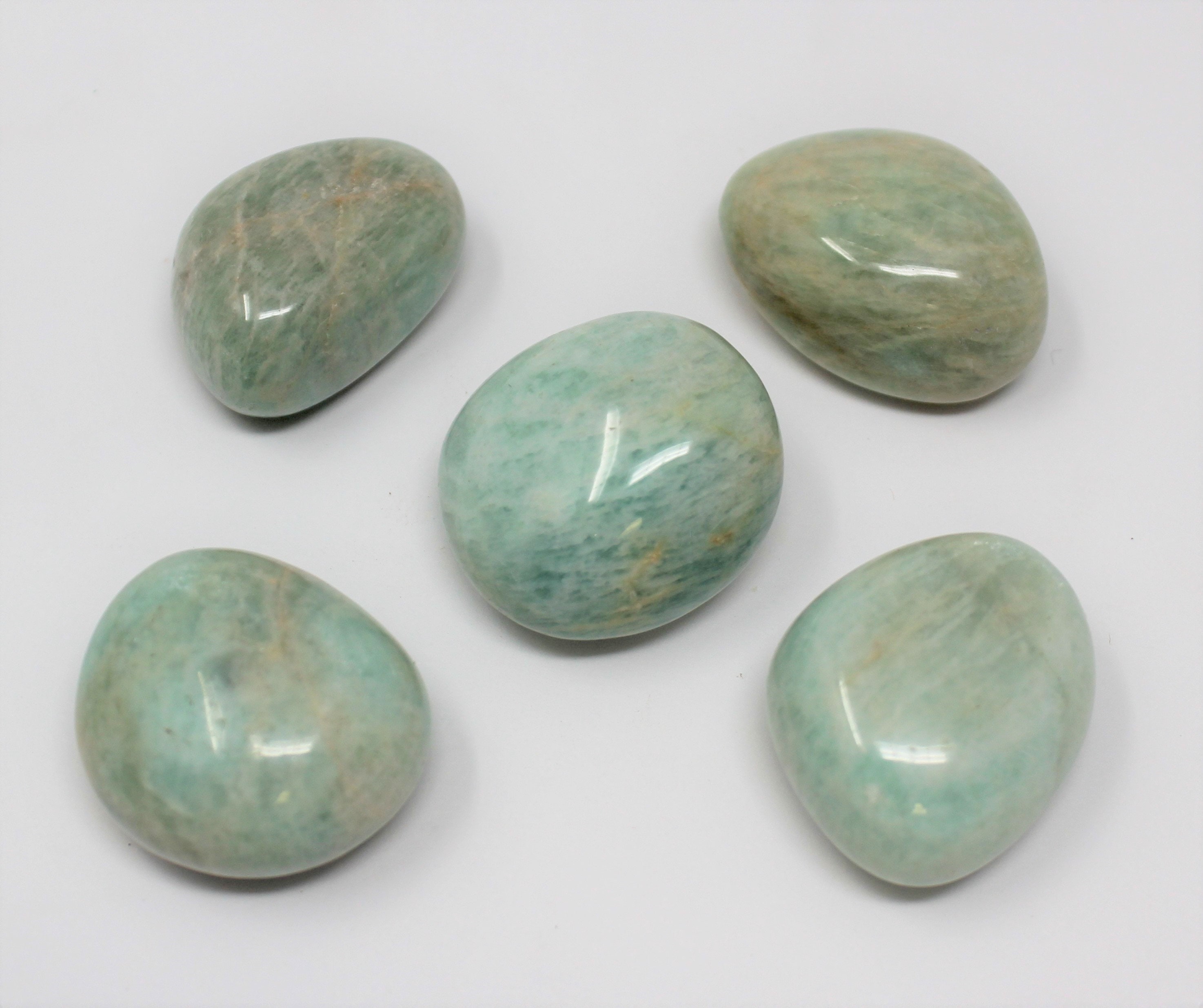 Amazonite Rough Natural & Tumbled Stones Set: Amazonite | Etsy