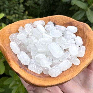 Selenite Tumbled Stones: Choose How Many Pieces premium Quality 'A ...