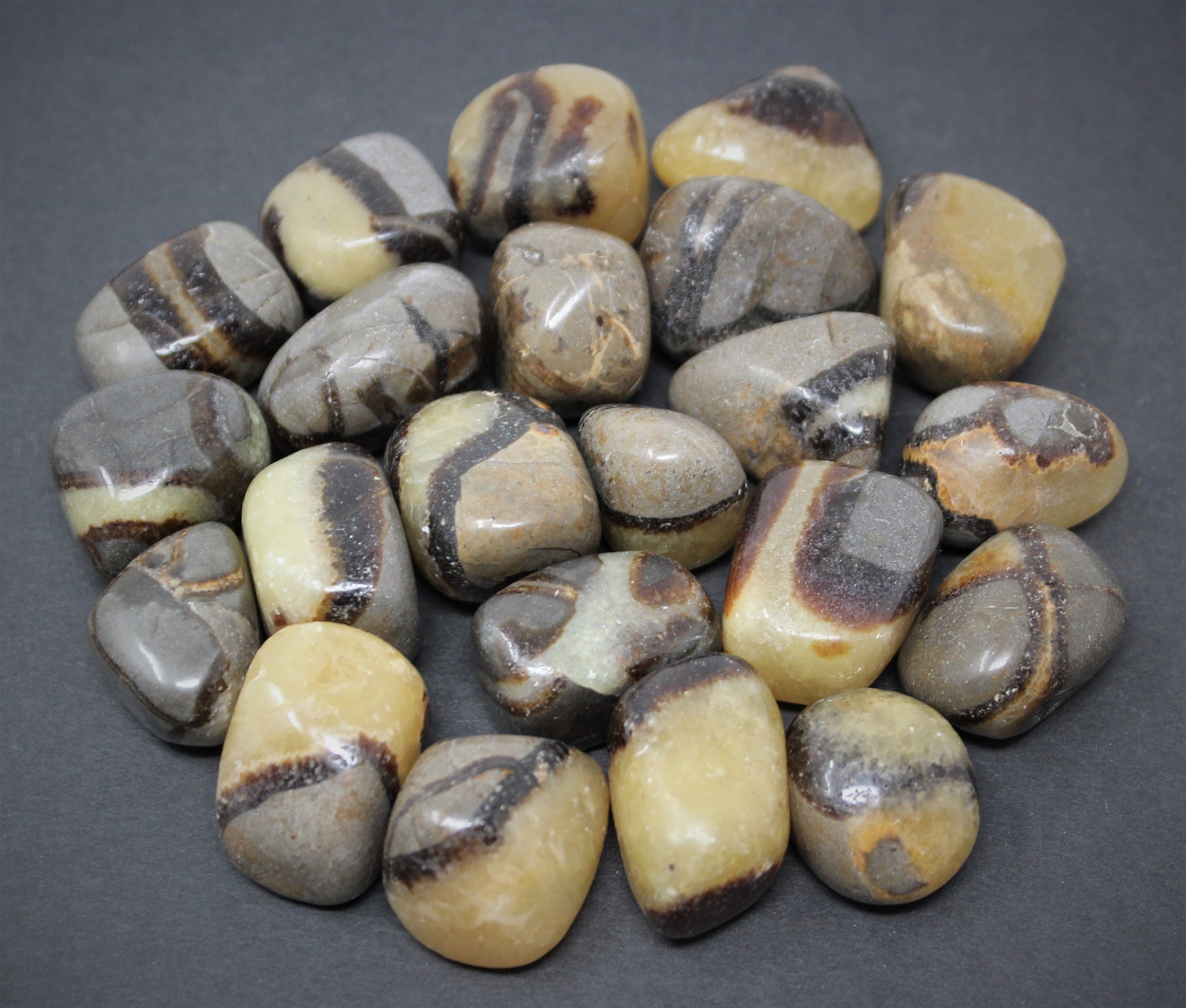 Septarian Tumbled Stones: Choose How Many Pieces ('A' Grade, Tumbled ...