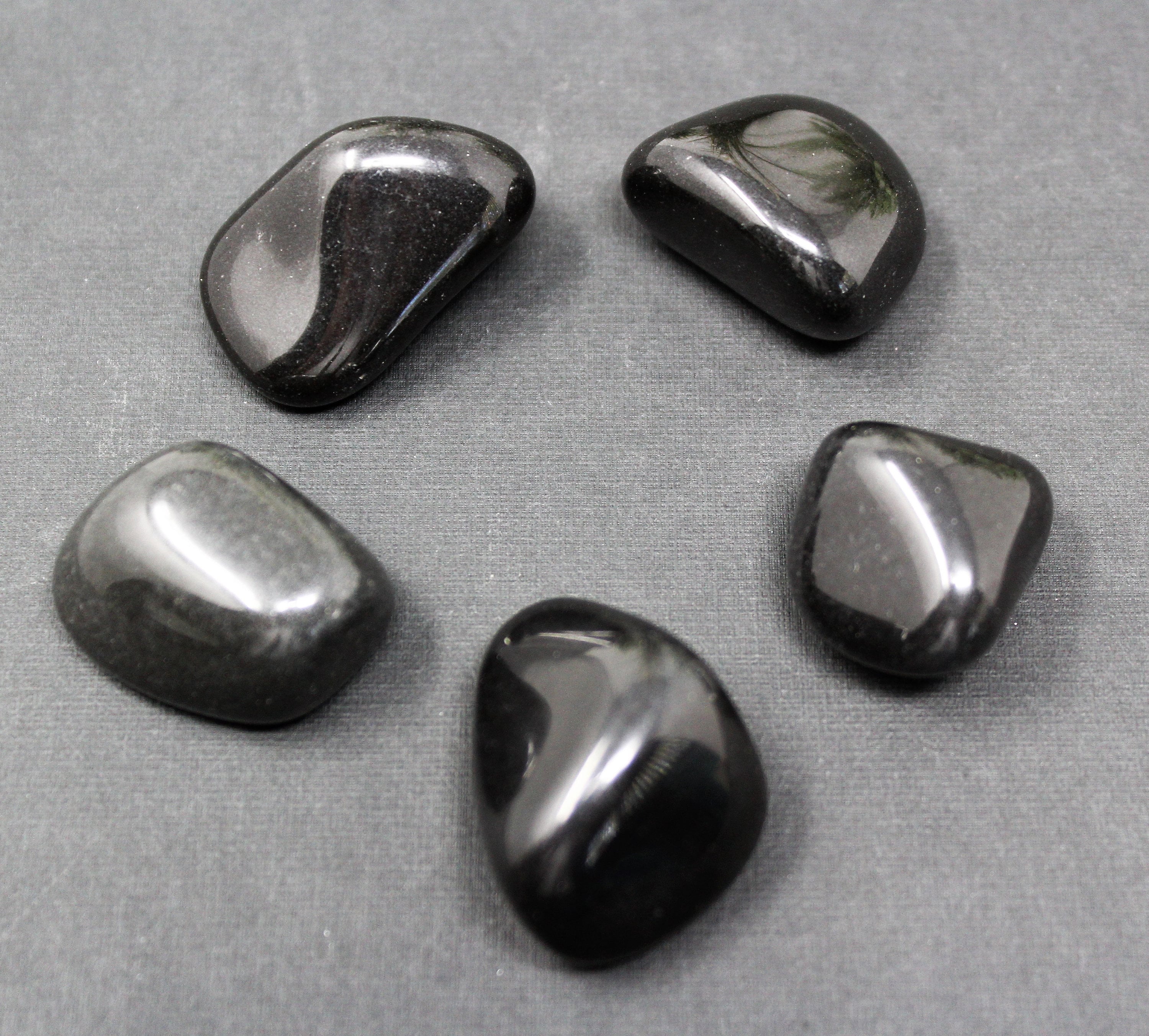 Black Agate Tumbled Stones: Choose How Many Pieces ('A' Grade, Tumbled ...
