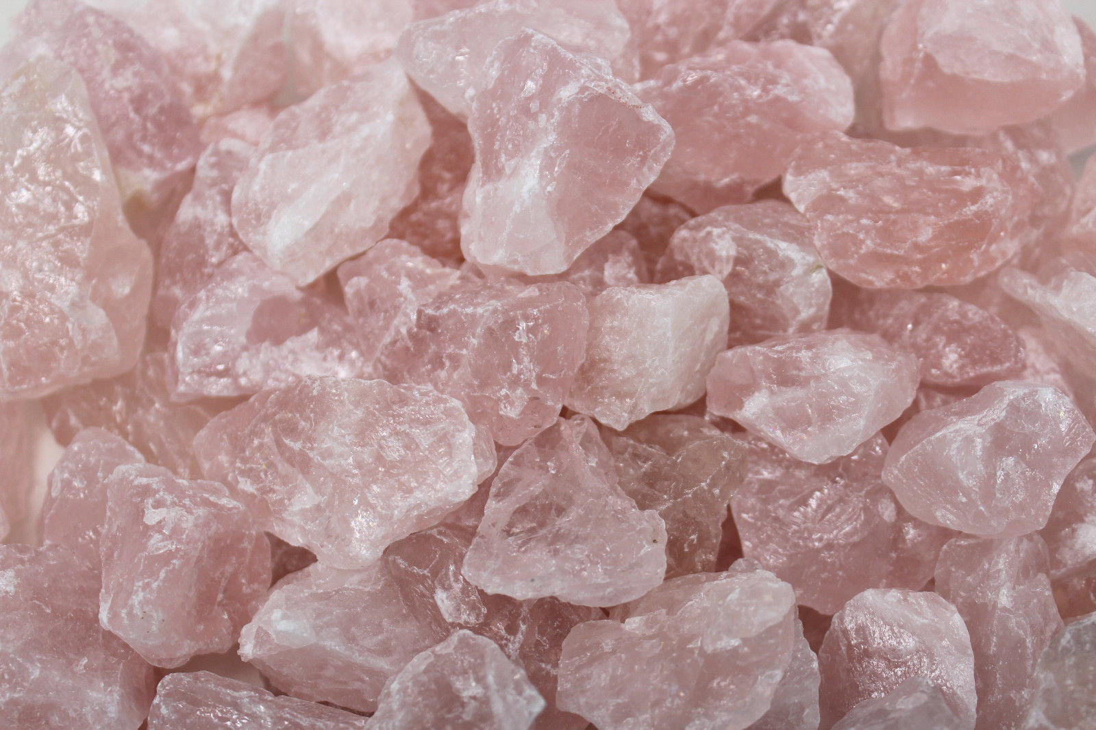 Natural Rough Smoky & Rose Quartz Gemstone Rock Collection 1/2 lb Lot ...