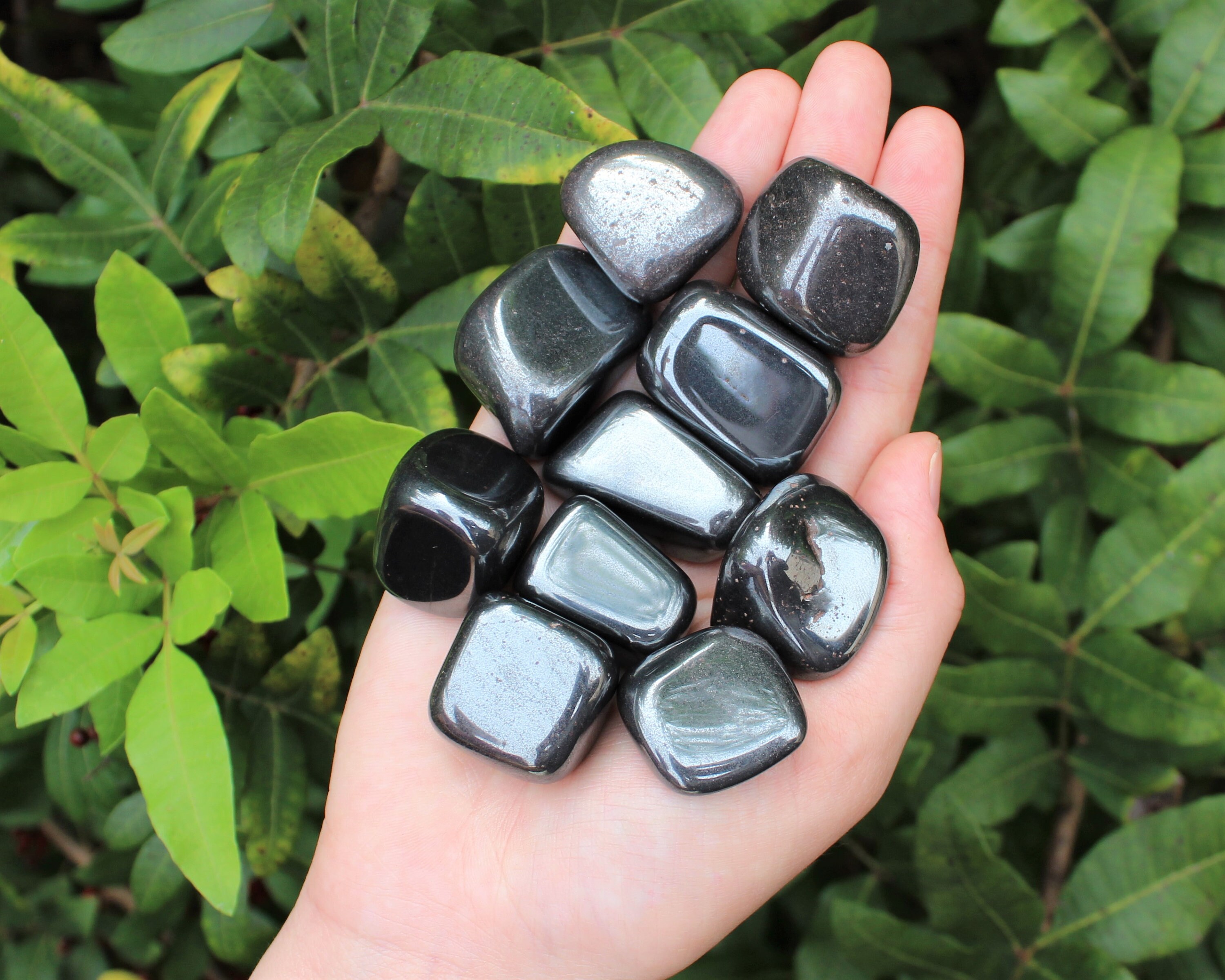 Home & Living Hematite Tumbled Stones Hematite Tumbled Crystal TP01-45 ...