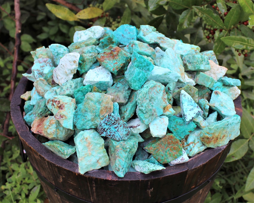 LARGE Turquoise Rough Stones - 'A' Grade Raw Turquoise Crystals From ...