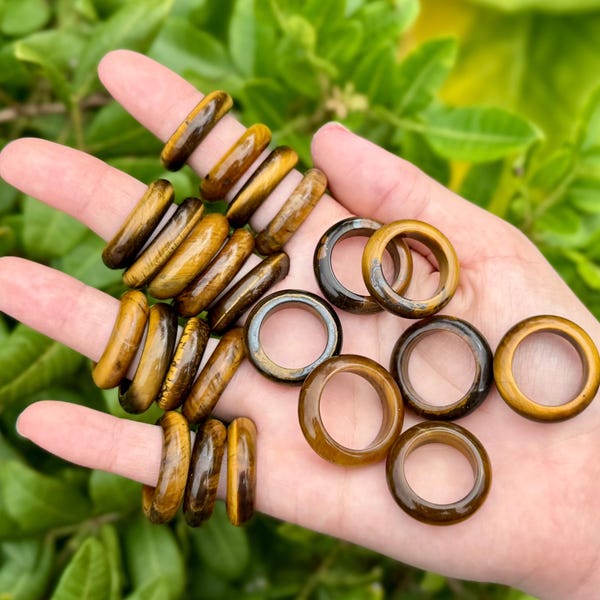 Tiger Eye Ring - Etsy