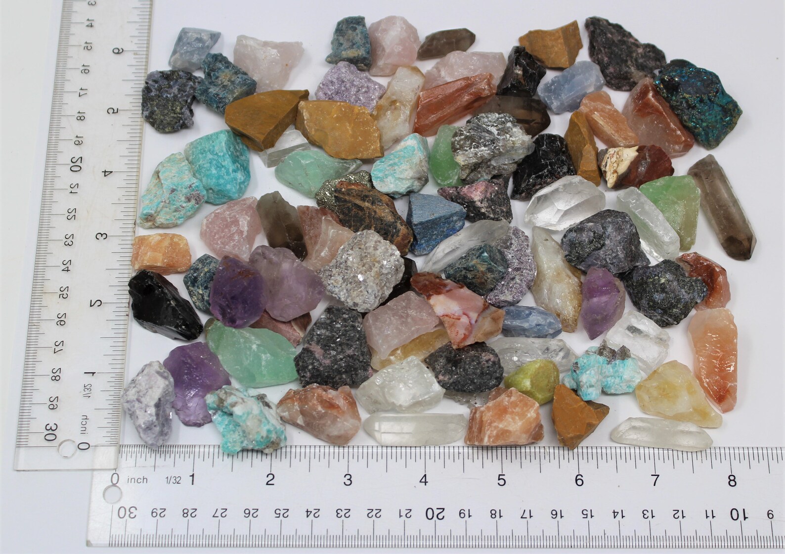 MINIATURE Crafters Collection Box: Gems Crystals Natural Raw - Etsy