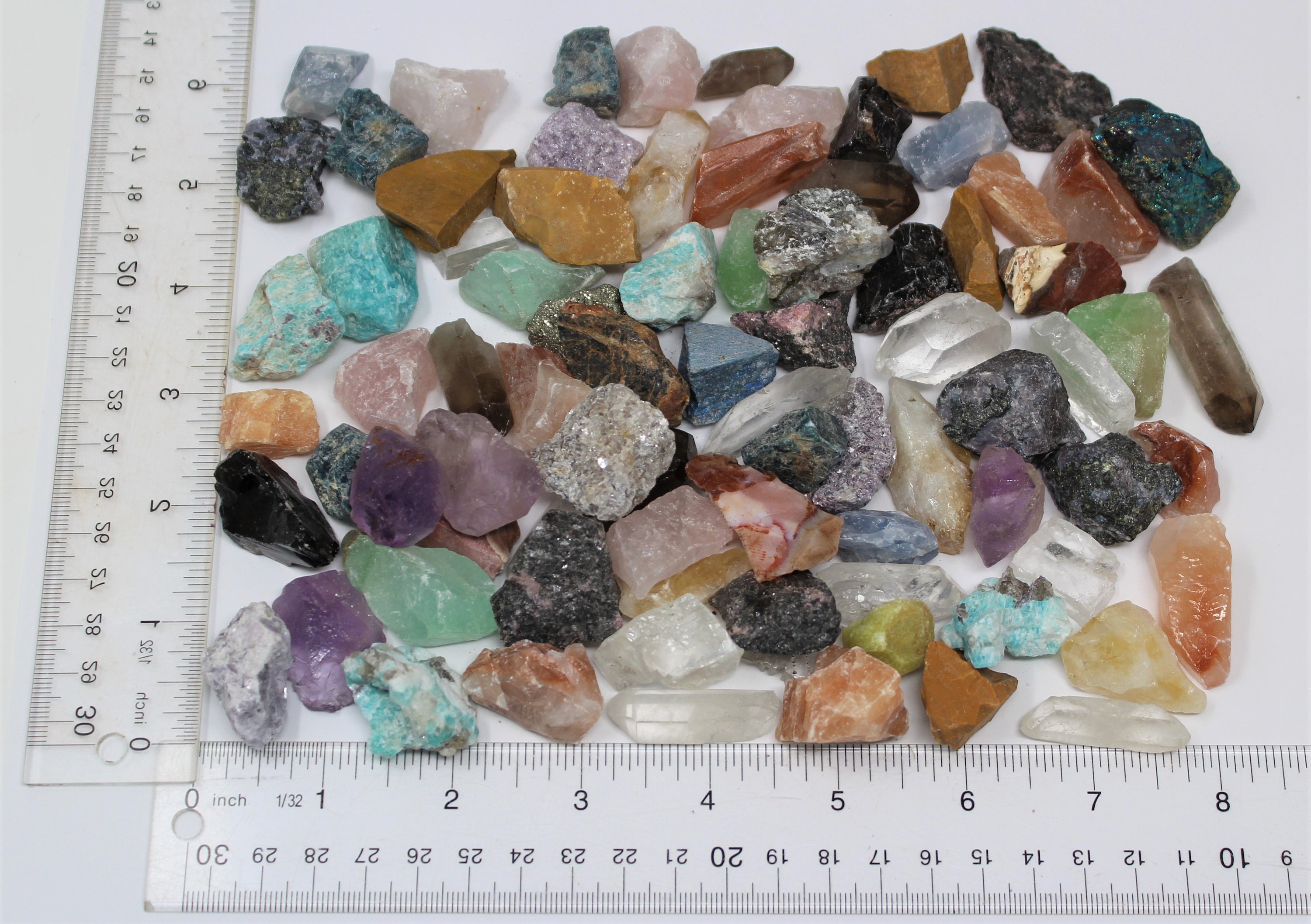 MINIATURE Crafters Collection Box: Gems Crystals Natural Raw - Etsy