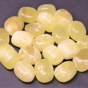 Pineapple Calcite Tumbled Stones: Choose Ounces or Lb Bulk Wholesale ...