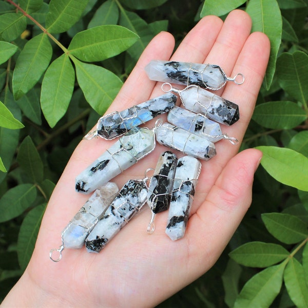 Moonstone Wire Pendant - Etsy