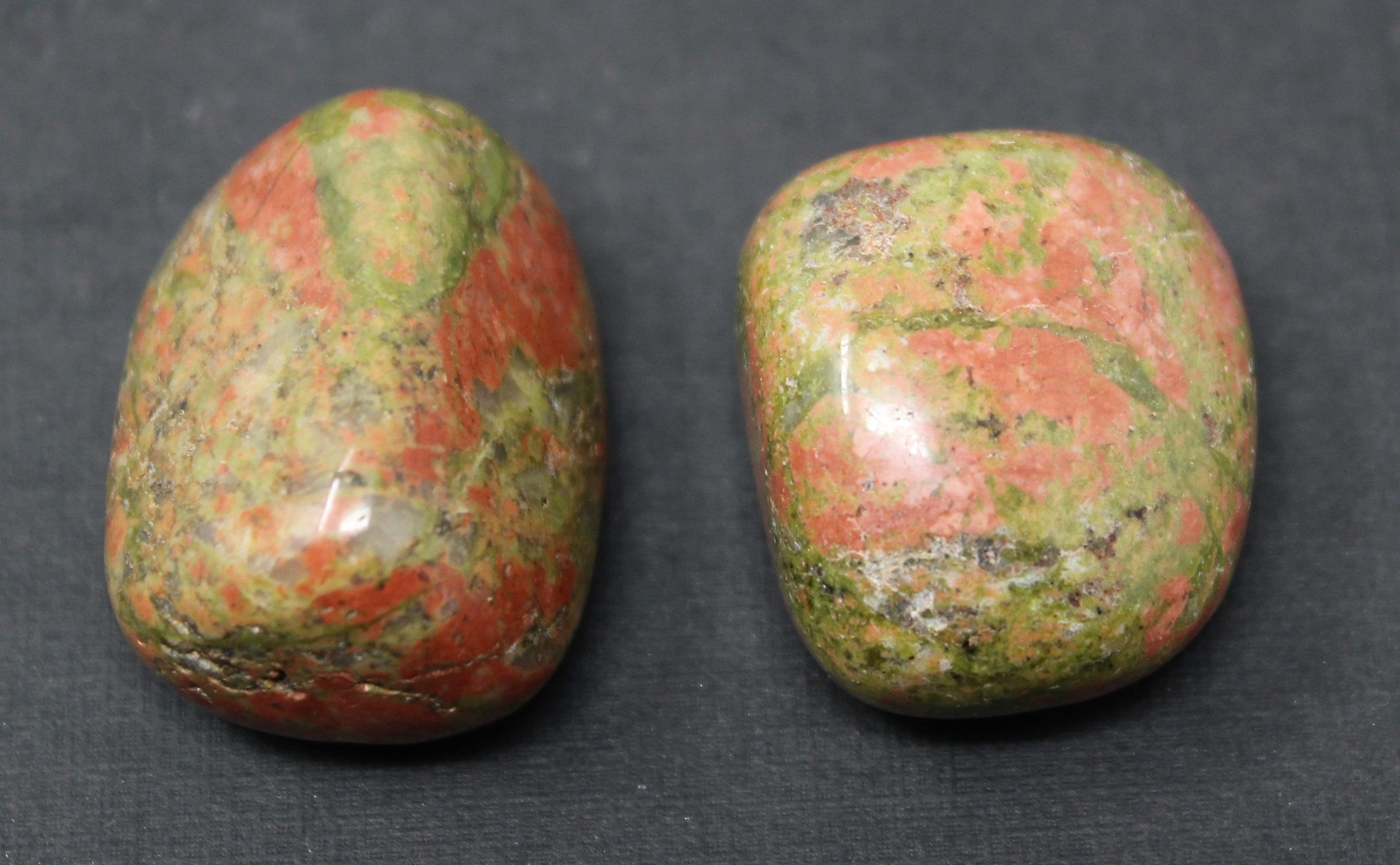 Unakite Tumbled Stones: Choose How Many Pieces ('A' Grade, Tumbled Unakite)
