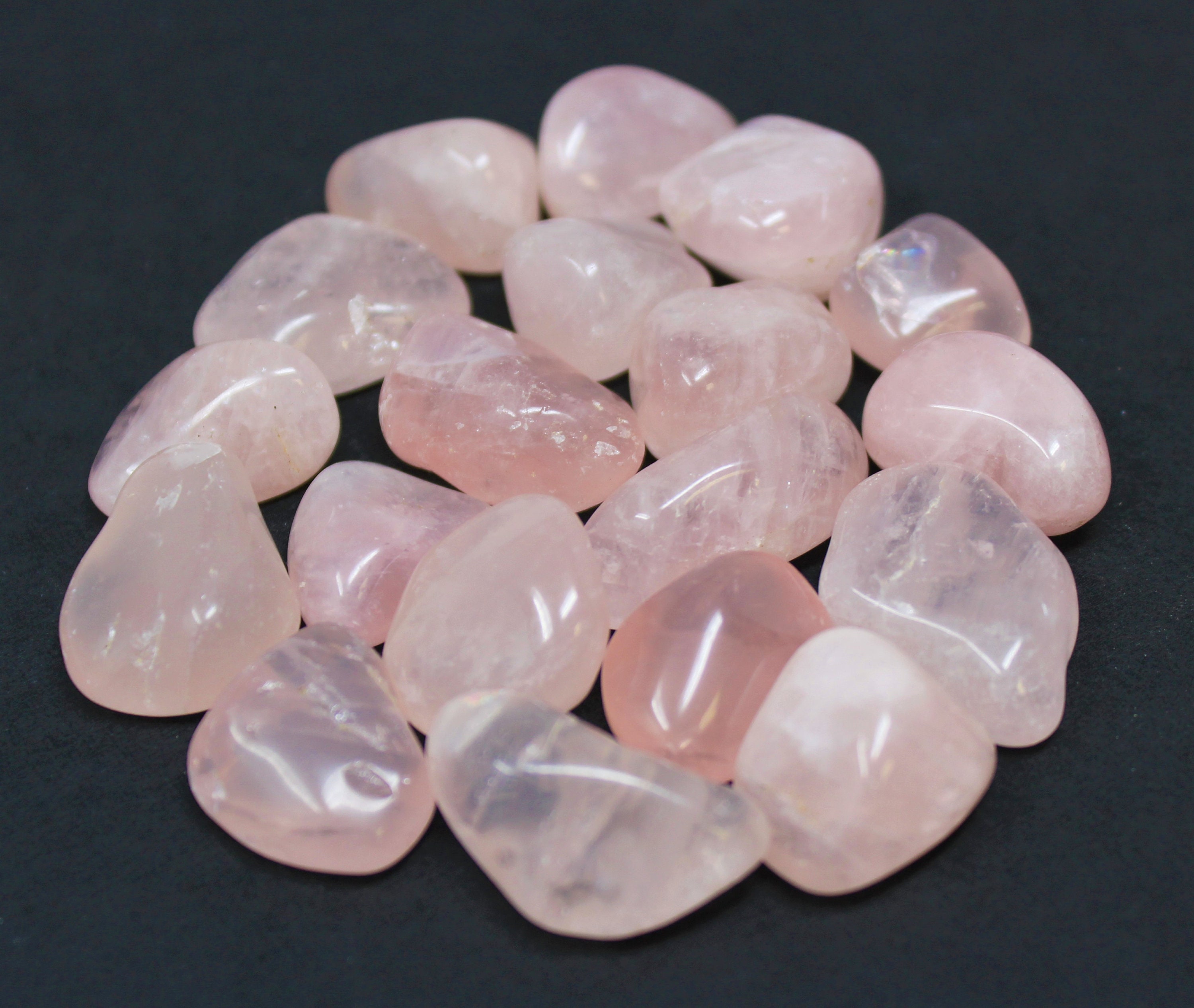 Rose Quartz Tumbled Stones Choose 4 Oz 8 Oz Or 1 Lb Bulk Lots A Rose Quartz Tumbled Stones Choose 4 Oz 8 Oz Or 1 Lb Bulk Lots A