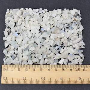 Rainbow Moonstone Semi Tumbled Gemstone Mini Chips 5 - 15 Mm: Choose ...